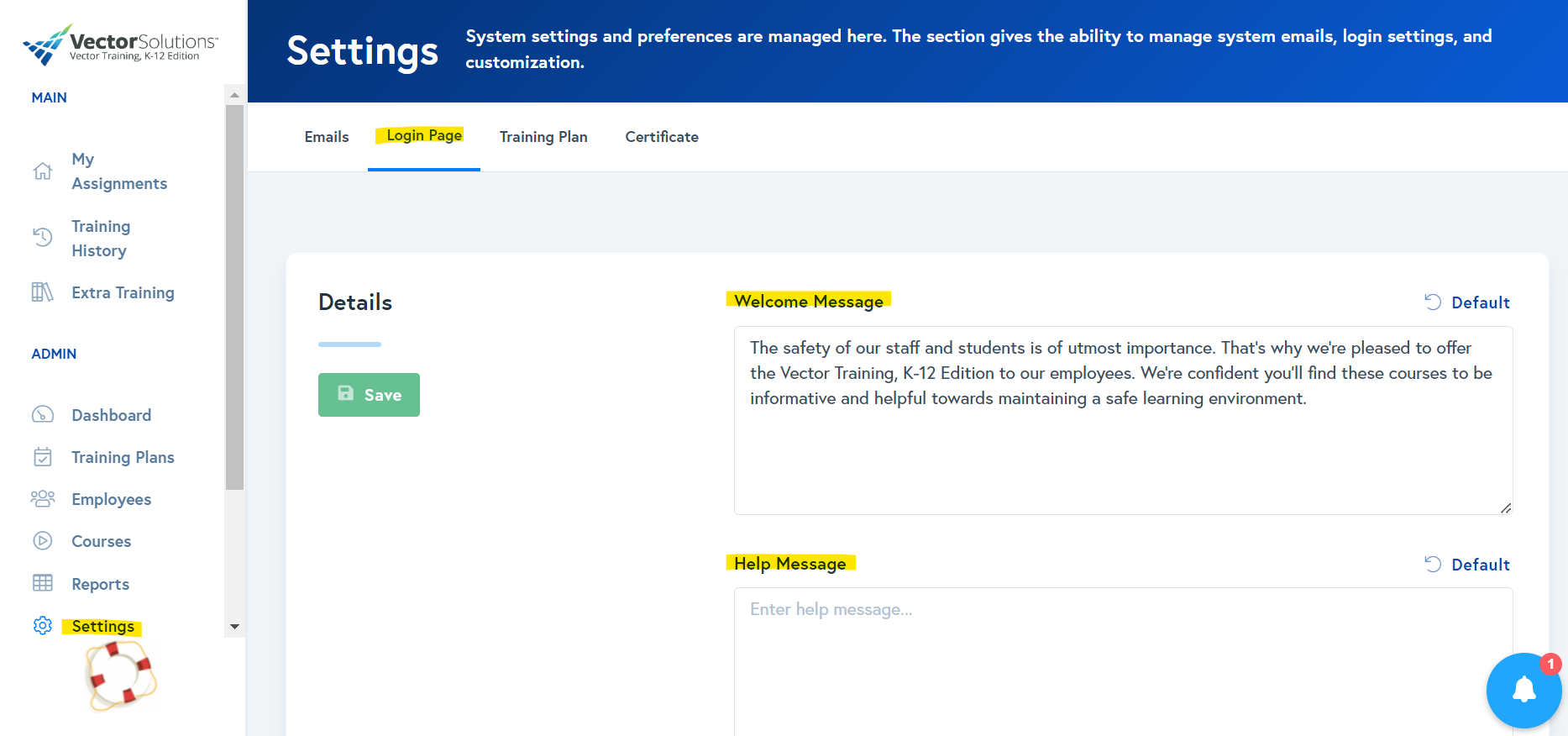How To Customize Your Platforms Login and Help Message