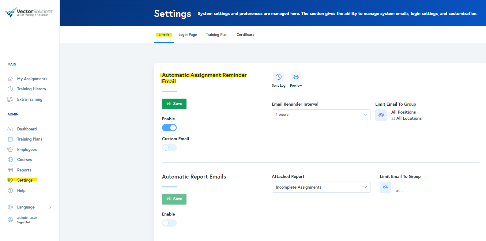 Activating and Customizing Auto Emails