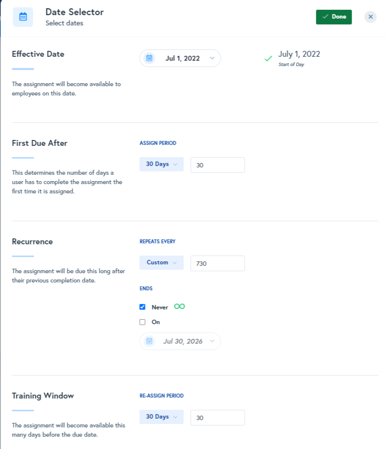 Training Launch Checklist