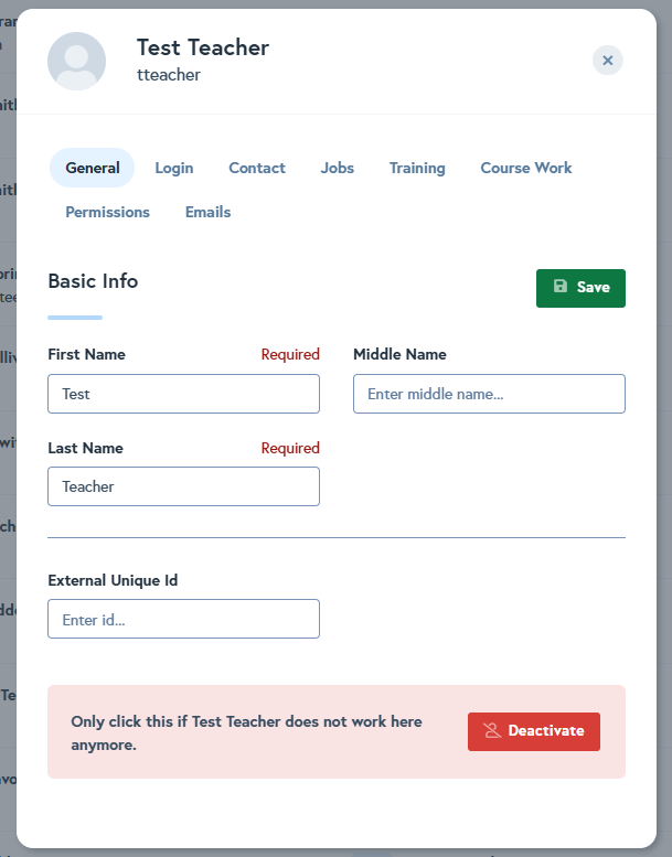 How to Manually Add, Edit, Deactivate, and Reactivate a User